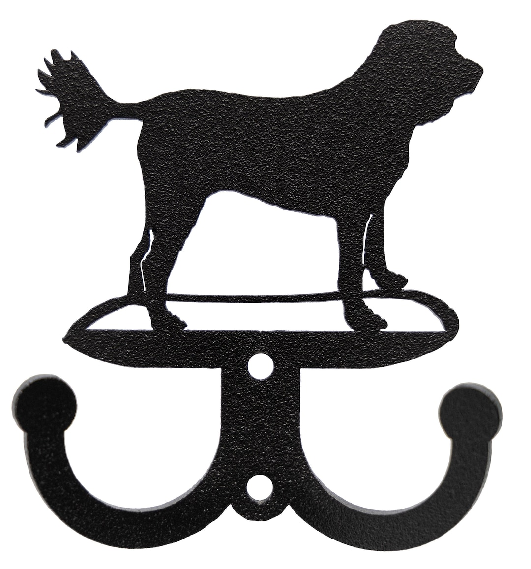 Cockapoo Dog 2 Hook Black Metal Key Chain Leash Holder Hanger - Etsy