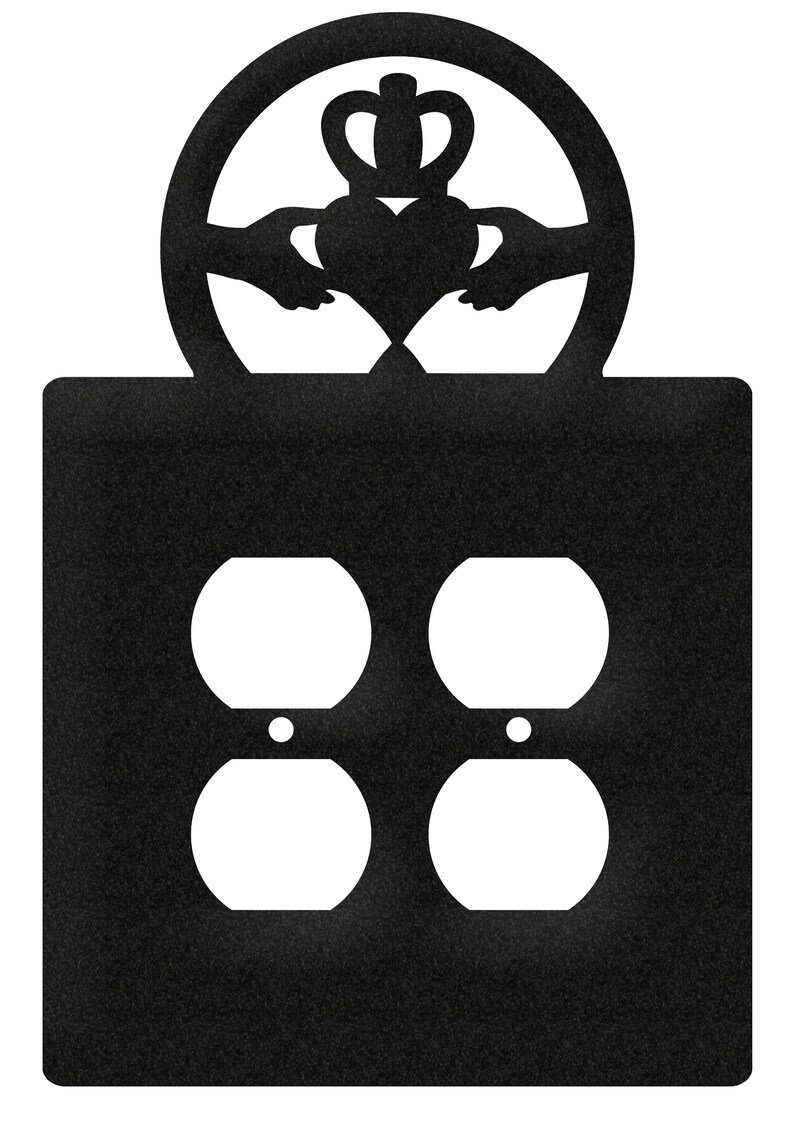 Claddagh Irish Celtic Light Switch Double Plate Cover - Etsy