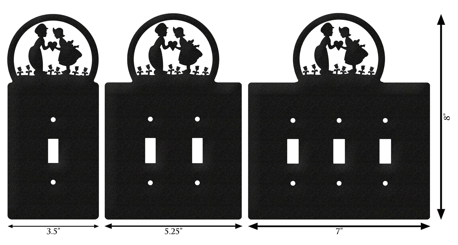 Dutch Kids Boy & Girl Light Switch Triple Plate Cover - Etsy