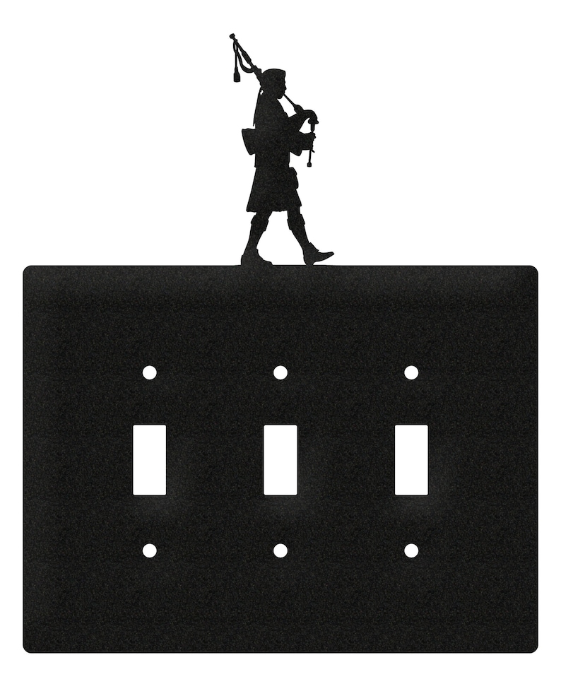 Scottish Bag Pipe Player Bagpiper Light Switch Triple Plate - Etsy