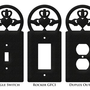 Claddagh Irish Celtic Light Switch Double Plate Cover - Etsy