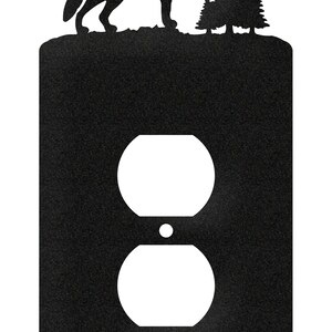 Wolf Wildlife Light Switch Plate Cover - Etsy
