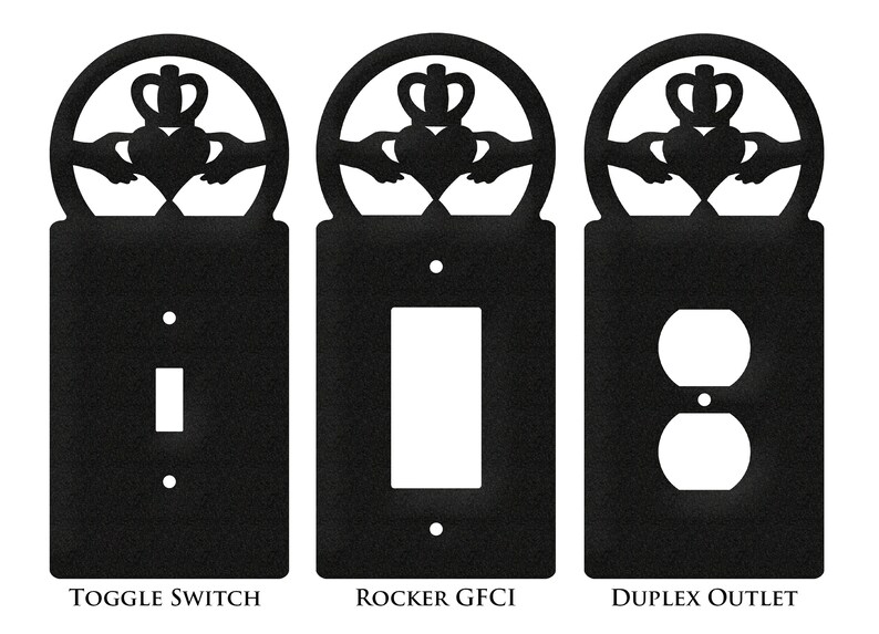 Claddagh Irish Celtic Light Switch Plate Cover - Etsy