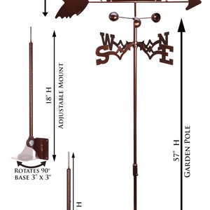 Hand Made Pine Tree Wildlife Weathervane NEW - Etsy