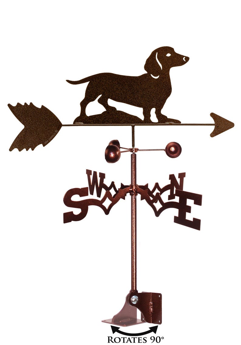 Hand Made Dachshund Dog Weathervane NEW - Etsy