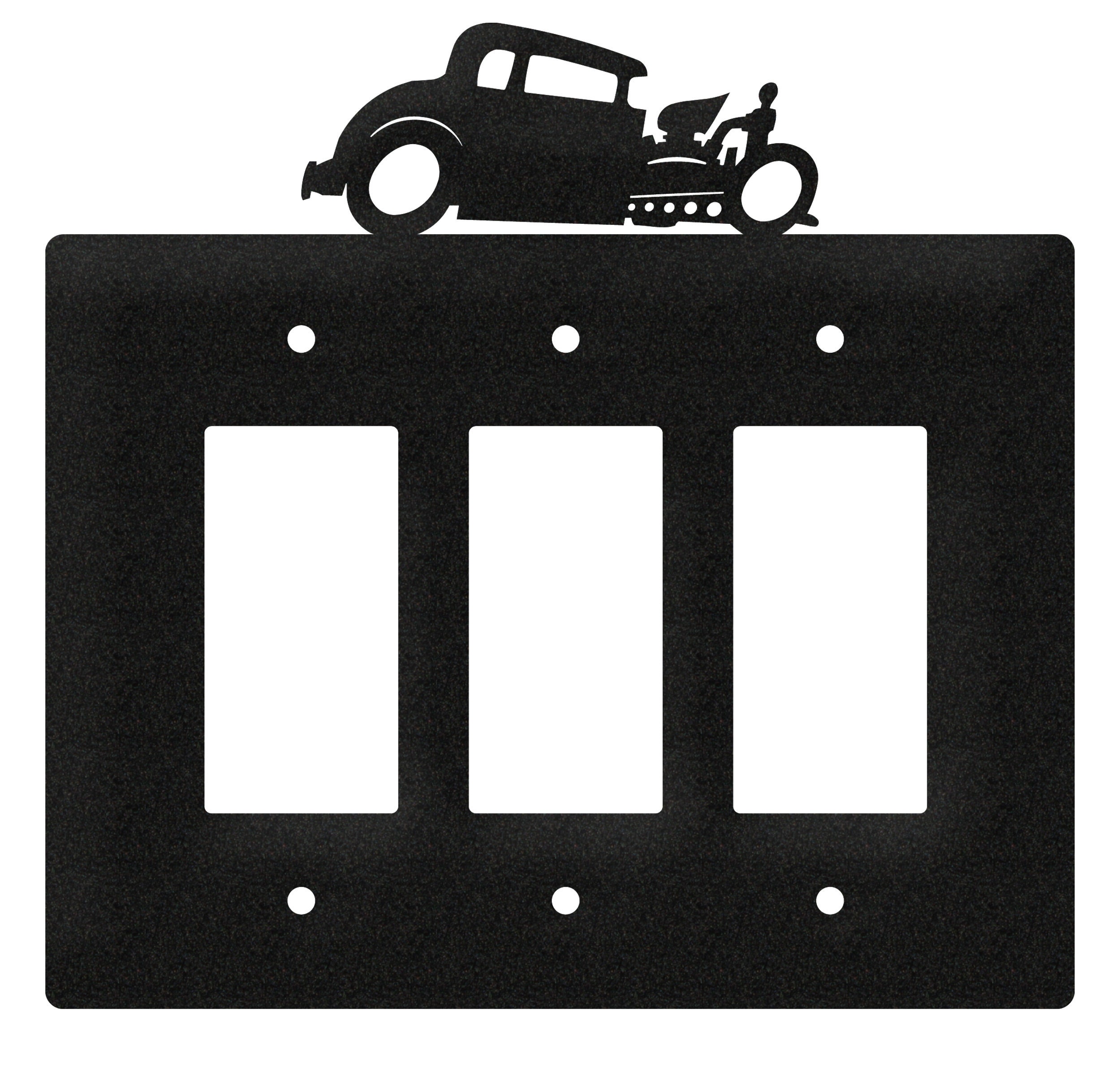 Farrell Hot Rod Auto Car Light Switch Triple Plate Cover - Etsy