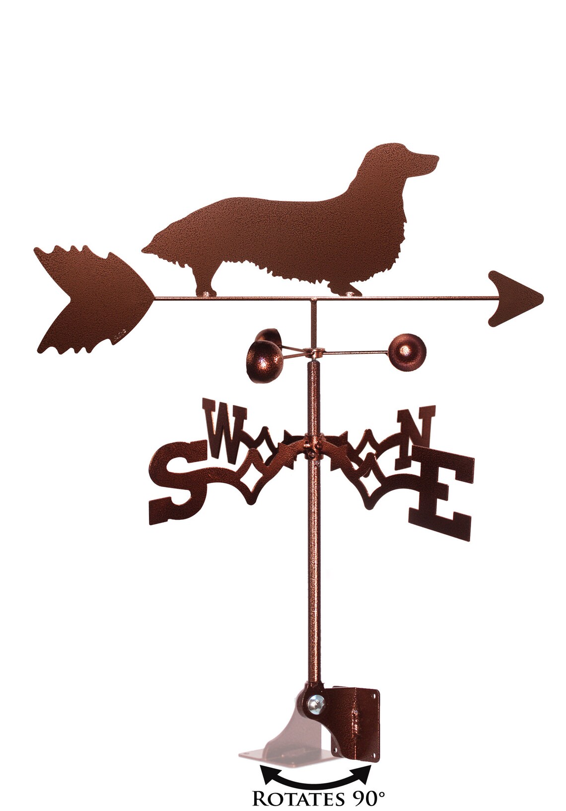 Hand Made Long Hair Dachshund Dog Weathervane NEW - Etsy
