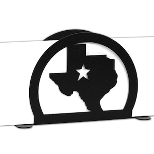 State of Texas Star Metal Letter Napkin Card Holder - Etsy