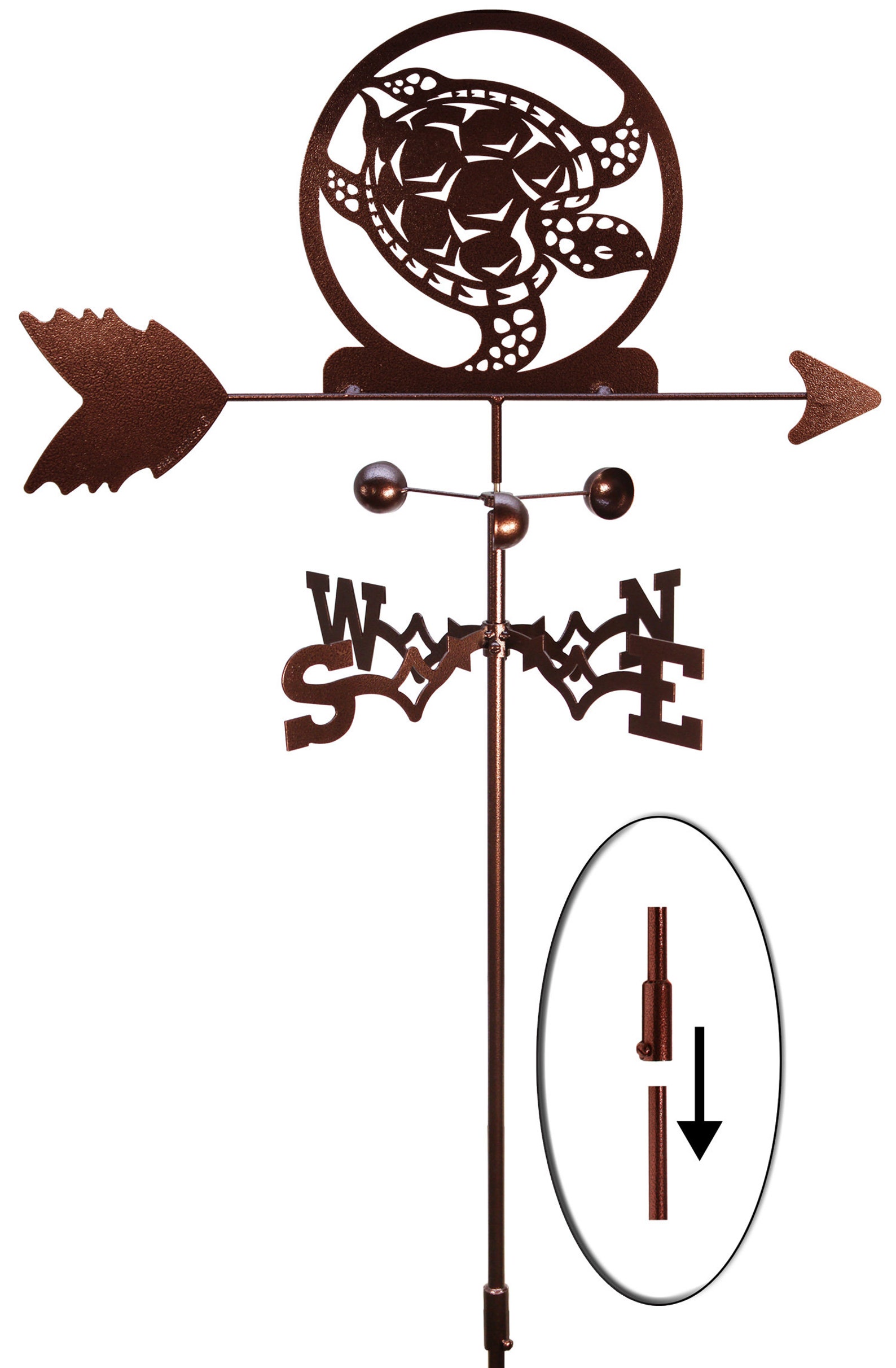 Hand Made Sea Turtle Weathervane NEW - Etsy