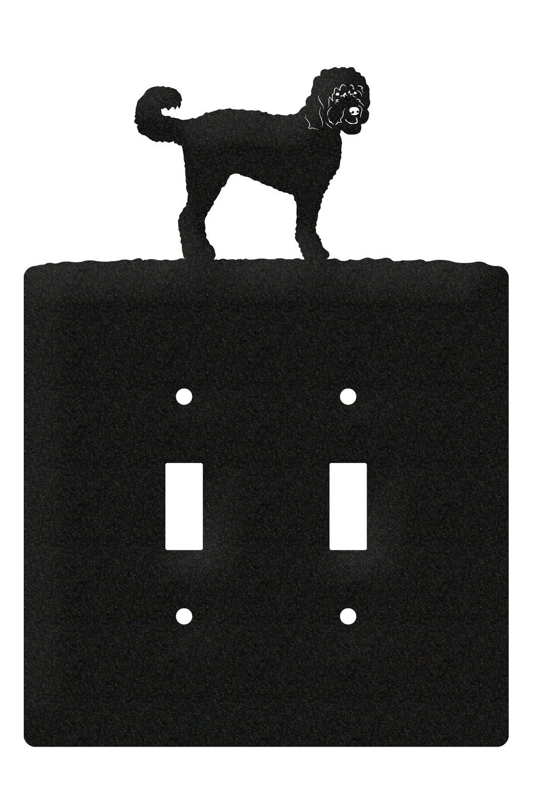 Goldendoodle Dog Double Plate Covers - Etsy