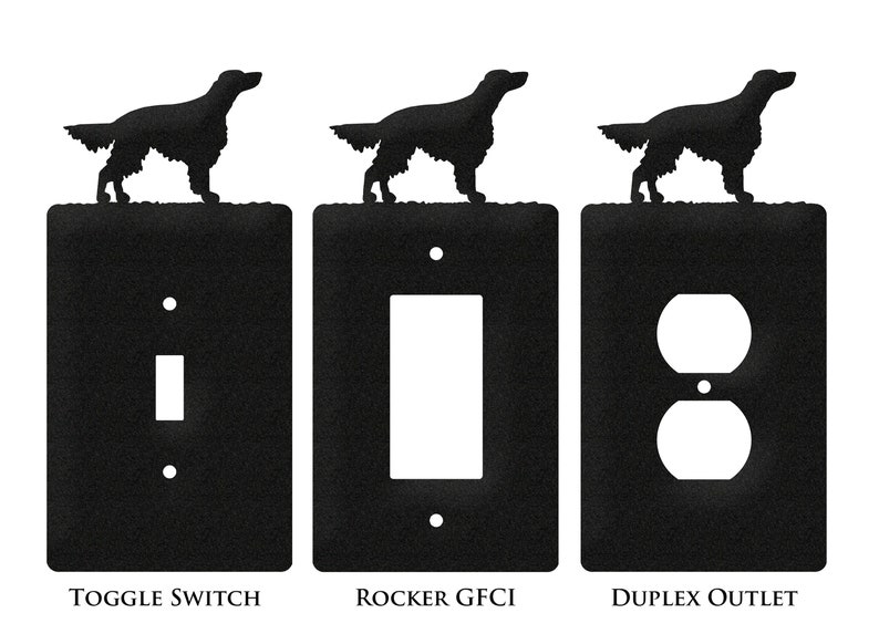 Irish Setter Dog Plate Covers - Etsy