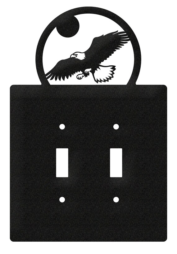 Bald Eagle Hawk Bird Light Switch Double Plate Cover - Etsy