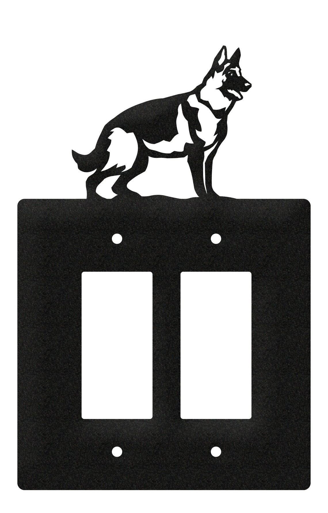 German Shepherd Dog Light Switch Double Plate Cover - Etsy