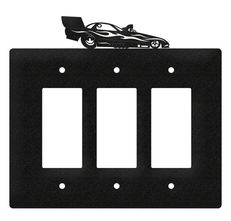 Farrell Funny Car Auto Racing Light Switch Triple Plate Cover - Etsy