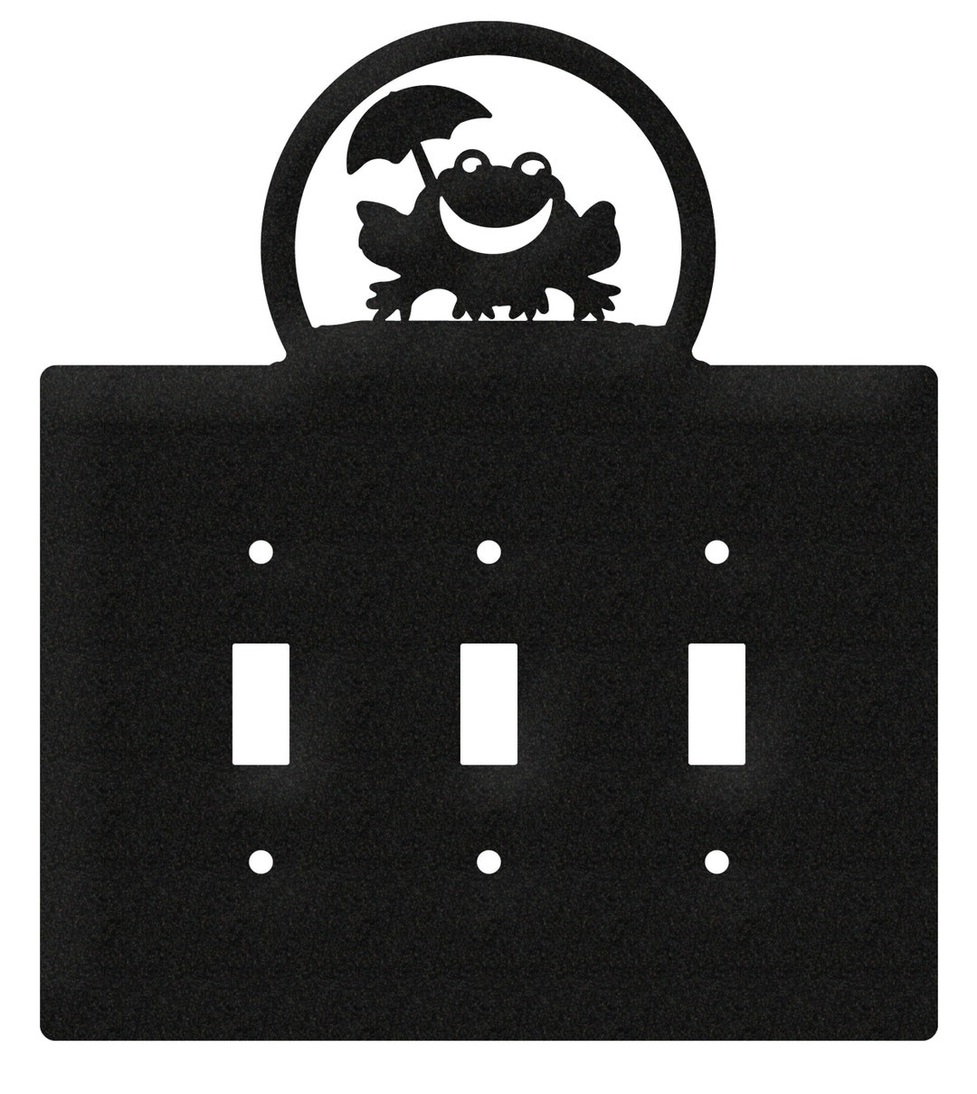Frog Toad Light Switch Triple Plate Cover - Etsy