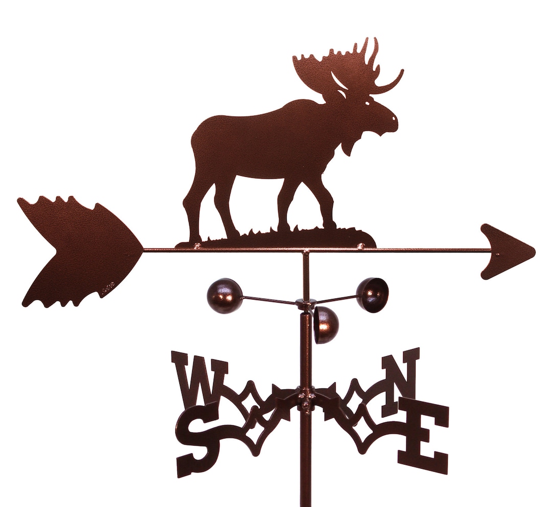 Hand Made Moose Weathervane NEW - Etsy