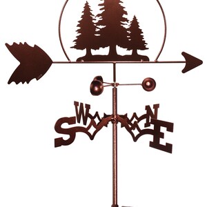 Hand Made Pine Tree Wildlife Weathervane NEW - Etsy