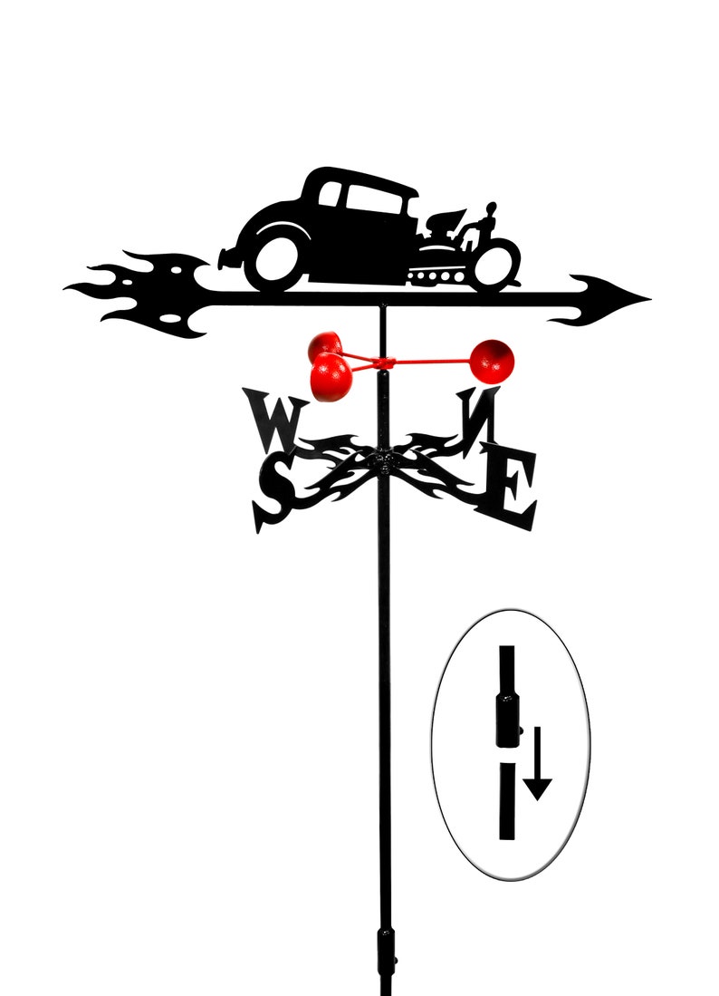 Hand Made Farrell Hot Rod Auto Car Weathervane NEW - Etsy