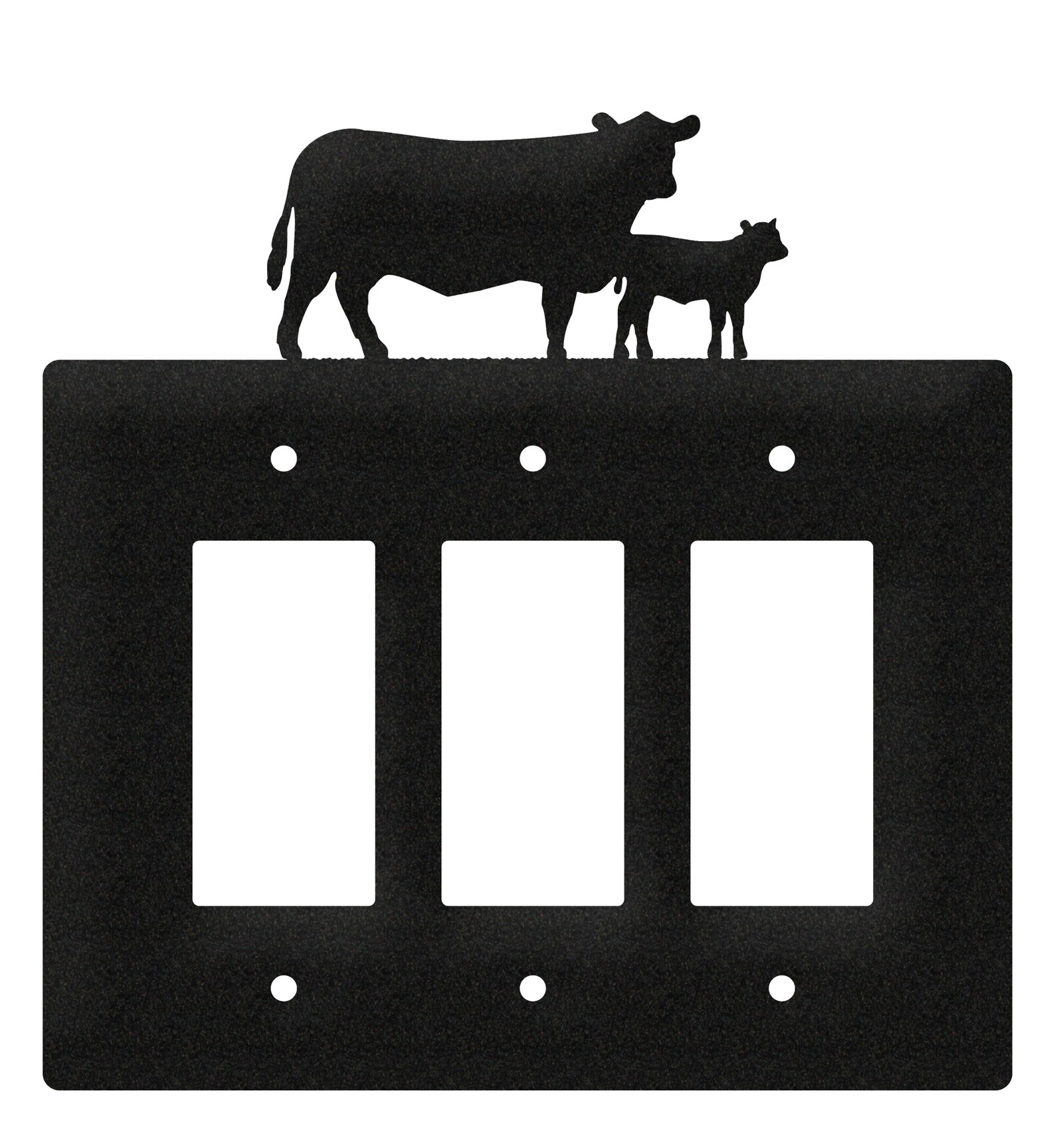 Cow and Calf Steer Light Switch Triple Plate Cover - Etsy
