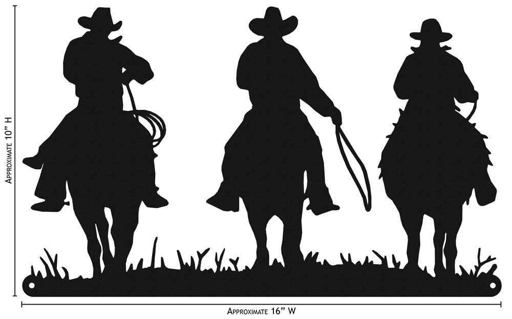 Western Cowboy Silhouette