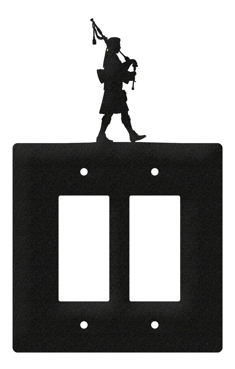Scottish Bag Pipe Player Bagpiper Light Switch Double Plate Cover - Etsy