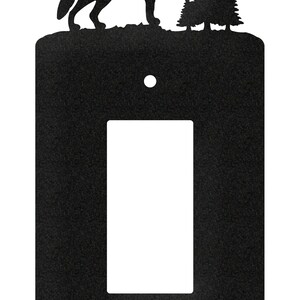 Wolf Wildlife Light Switch Plate Cover - Etsy