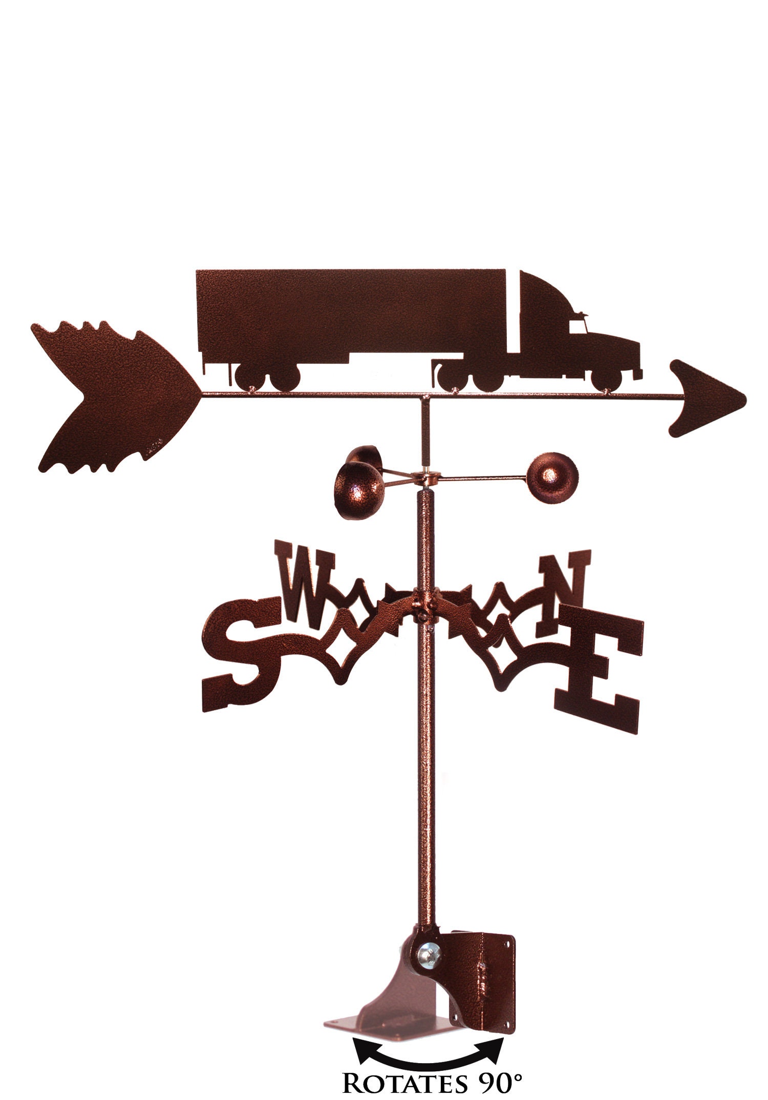 Hand Made Semi Truck Weathervane NEW - Etsy