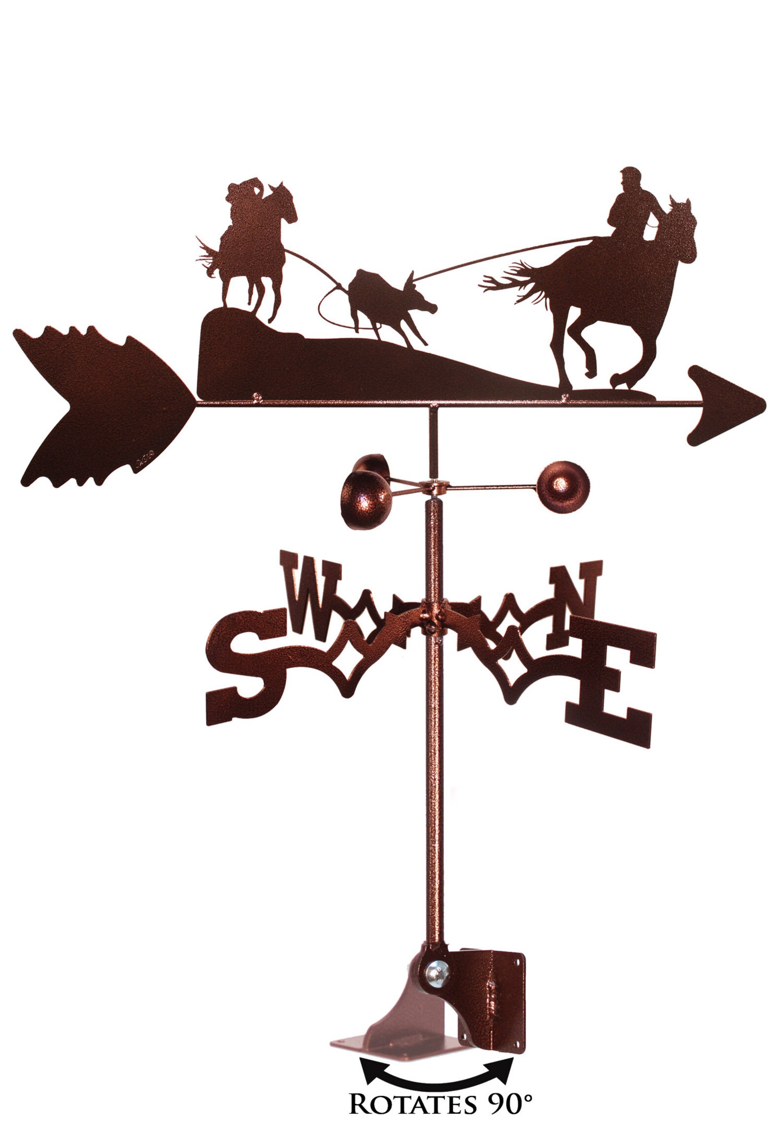 Hand Made Team Roper Cowboy Horse Weathervane NEW - Etsy