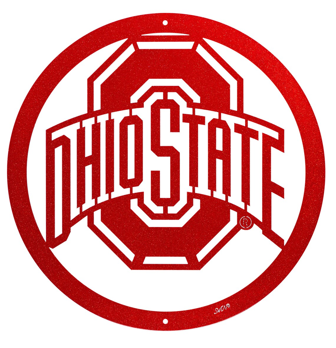 Hand Made Ohio State Buckeyes Scenic Art Wall Design - Etsy