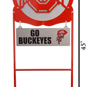 Ohio State Buckeyes Collegiate Logo Metal Yard Sign - Etsy
