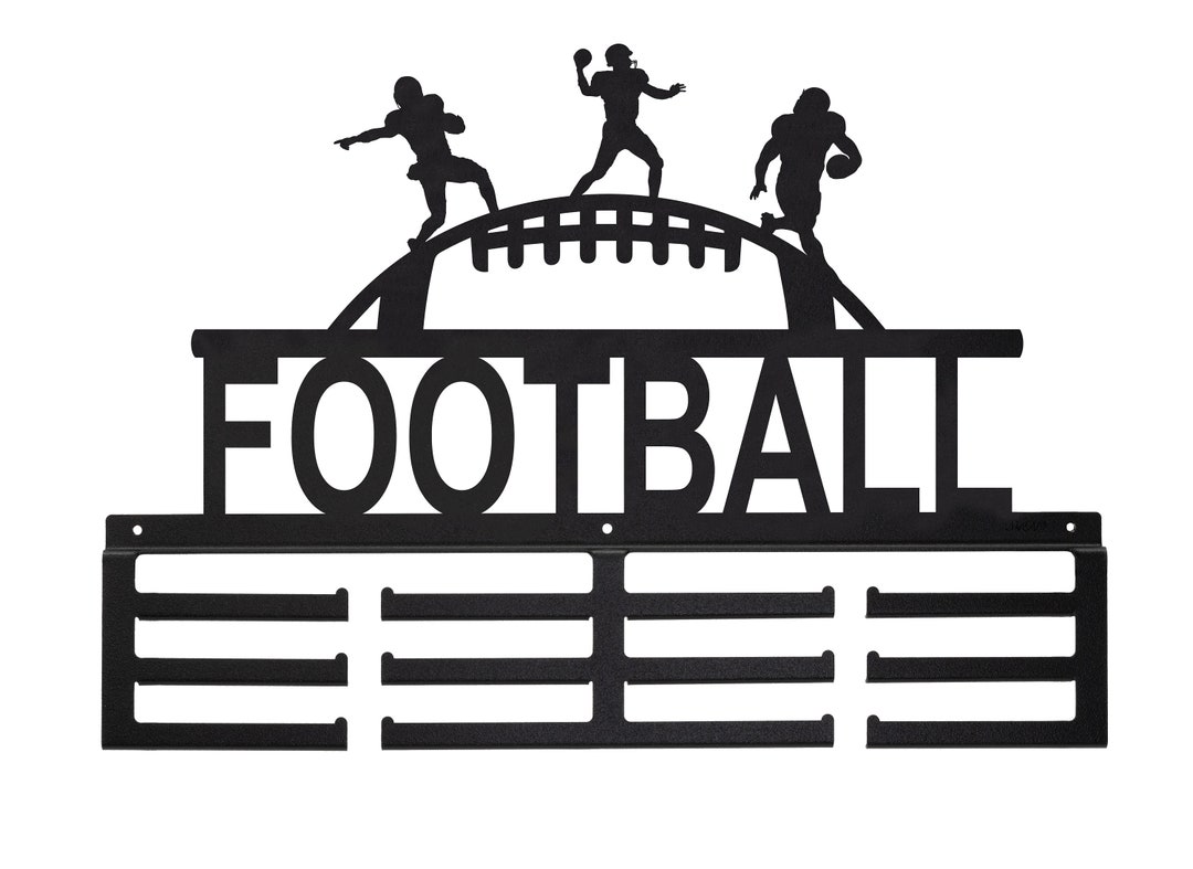 Football Steel Medal Ribbon Holder - Etsy