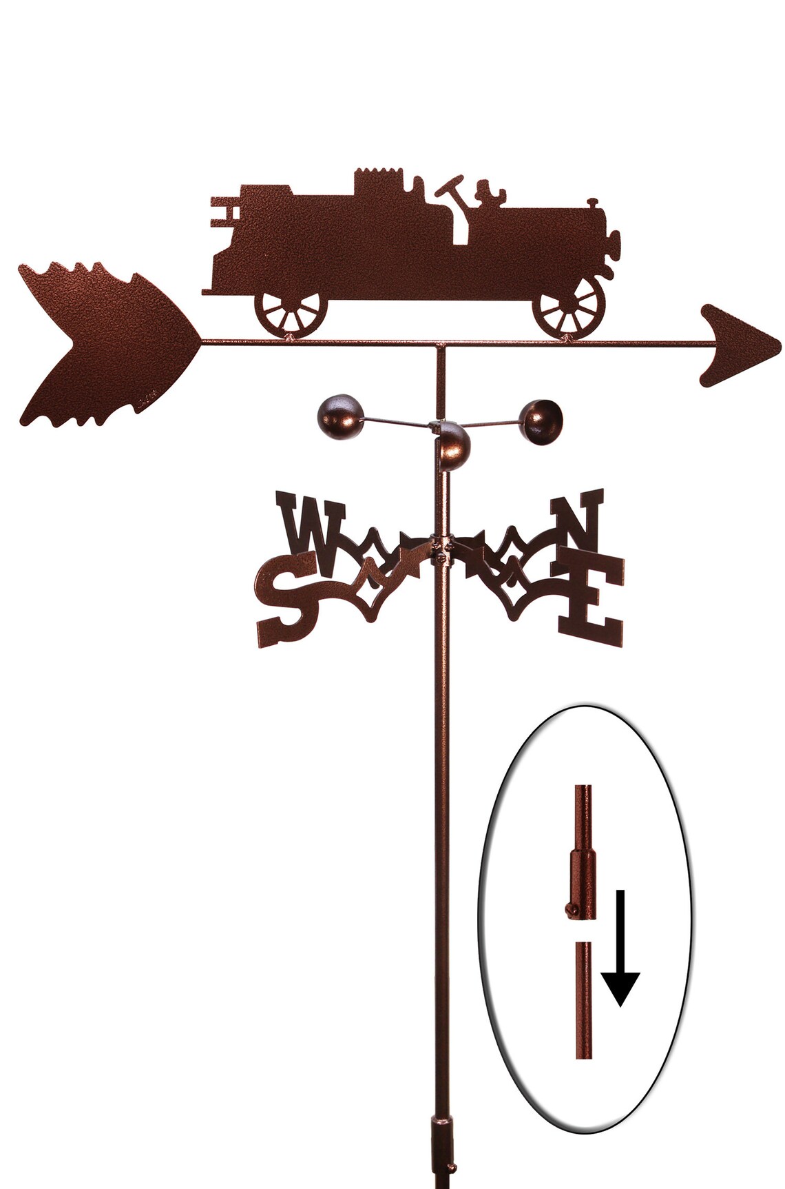 Hand Made Fire Engine Truck Weathervane NEW - Etsy