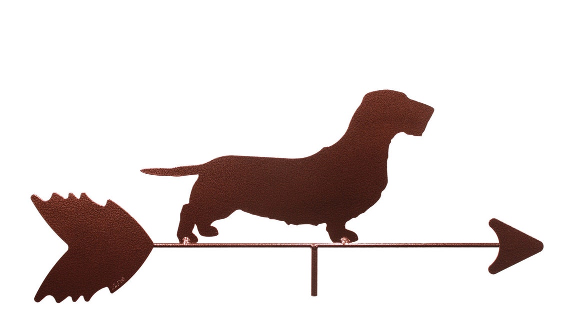 Hand Made Wirehaired Dachshund Dog Weathervane New - Etsy