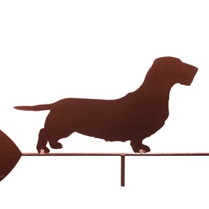 Hand Made Wirehaired Dachshund Dog Weathervane New - Etsy