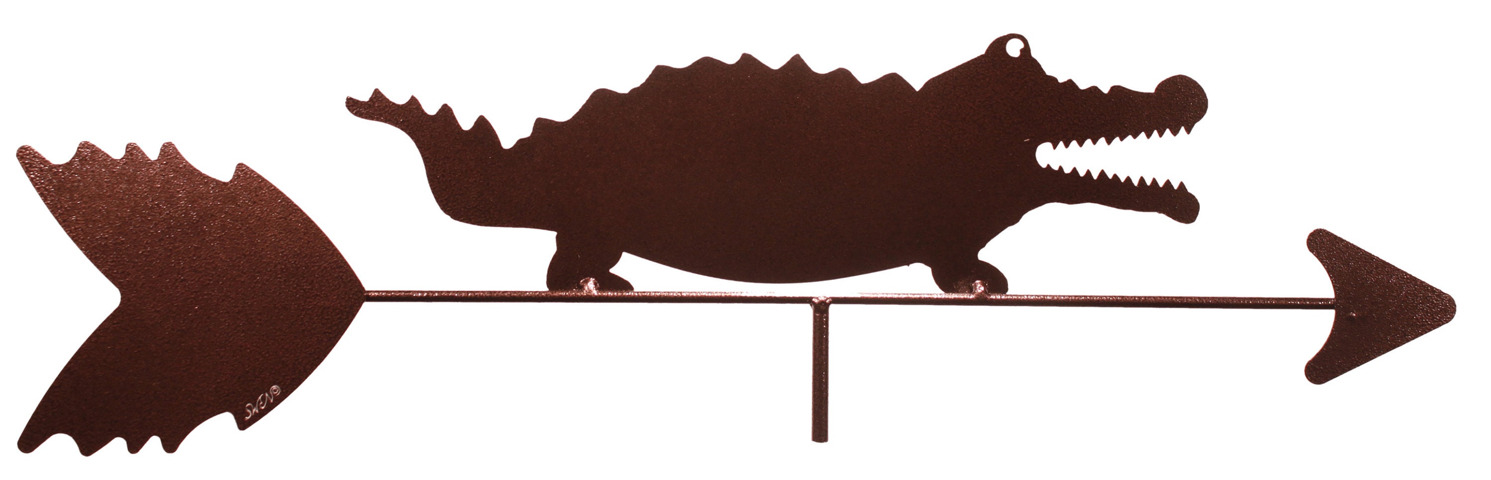 Hand Made Alligator Crocodile Gator Weathervane NEW - Etsy