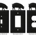 Pig Hog Piggy Light Switch Plate Cover - Etsy