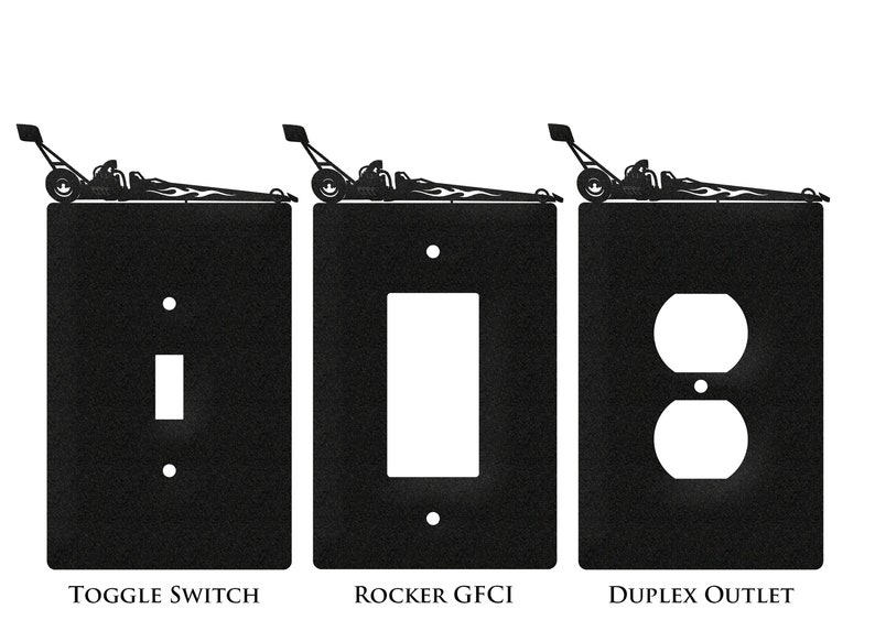 Farrell Dragster Auto Car Racing Light Switch Triple Plate | Etsy