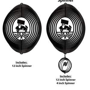 Race Sprint Car Racing Swirly Metal Wind Spinner - Etsy