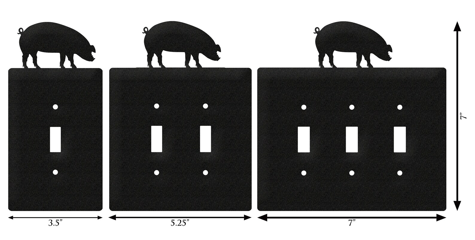 Pig Hog Piggy Light Switch Triple Plate Cover | Etsy