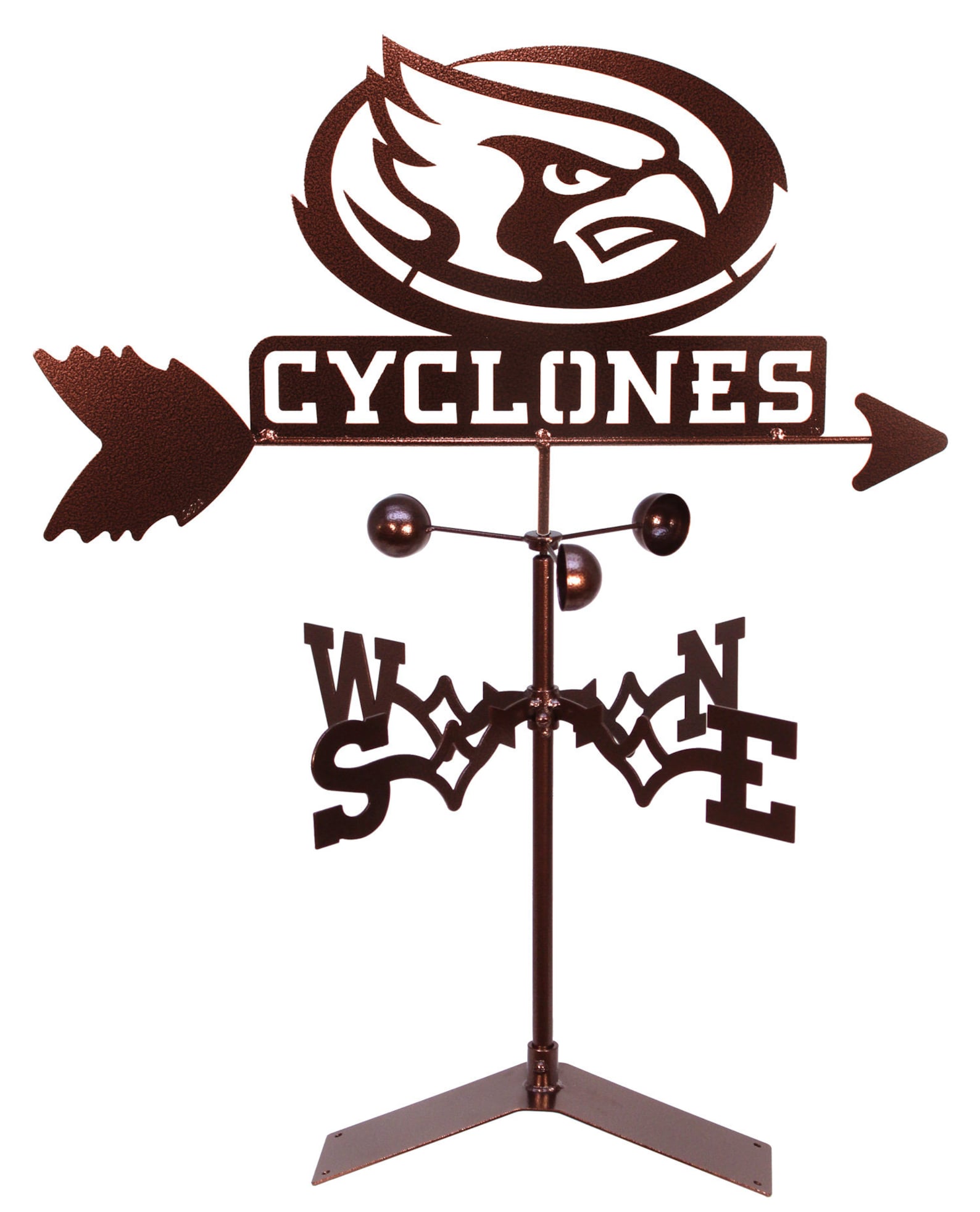 Hand Made Iowa State ISU University Cyclones Weathervane NEW - Etsy