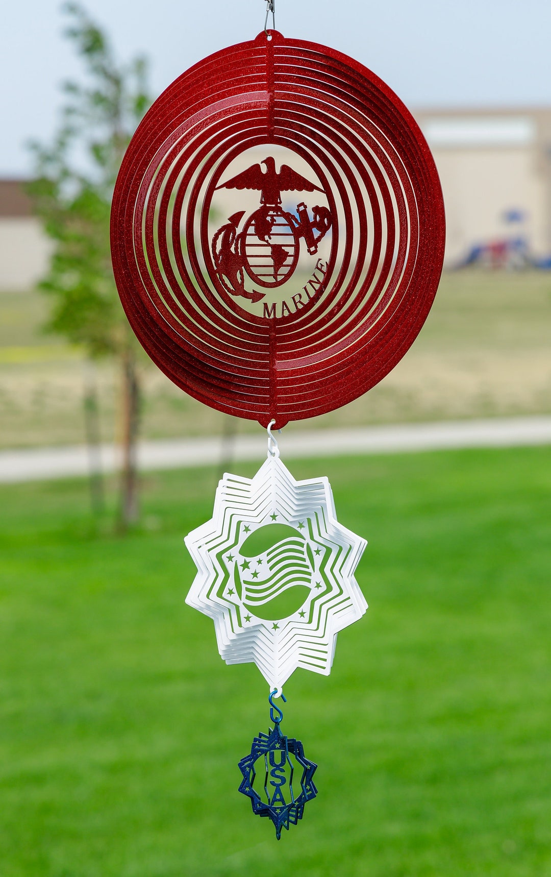 Armed Services US Marine Corp Marines USMC Circle Red Swirly - Etsy