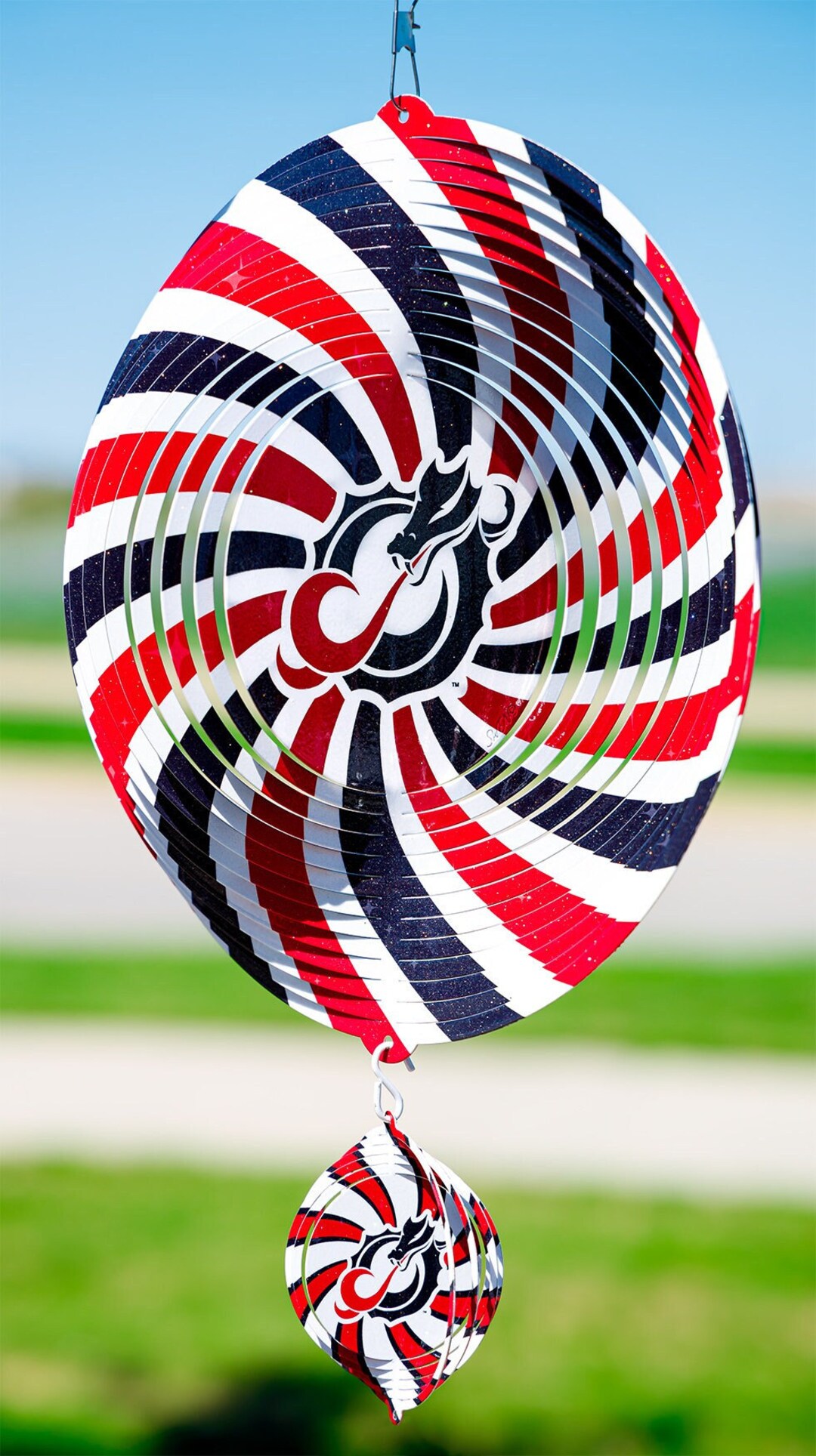 Minnesota State Moorhead MSUM Dragons Multi Color Swirly Metal - Etsy