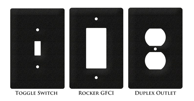 Light Switch Blank No Design Quad Plate Cover | Etsy