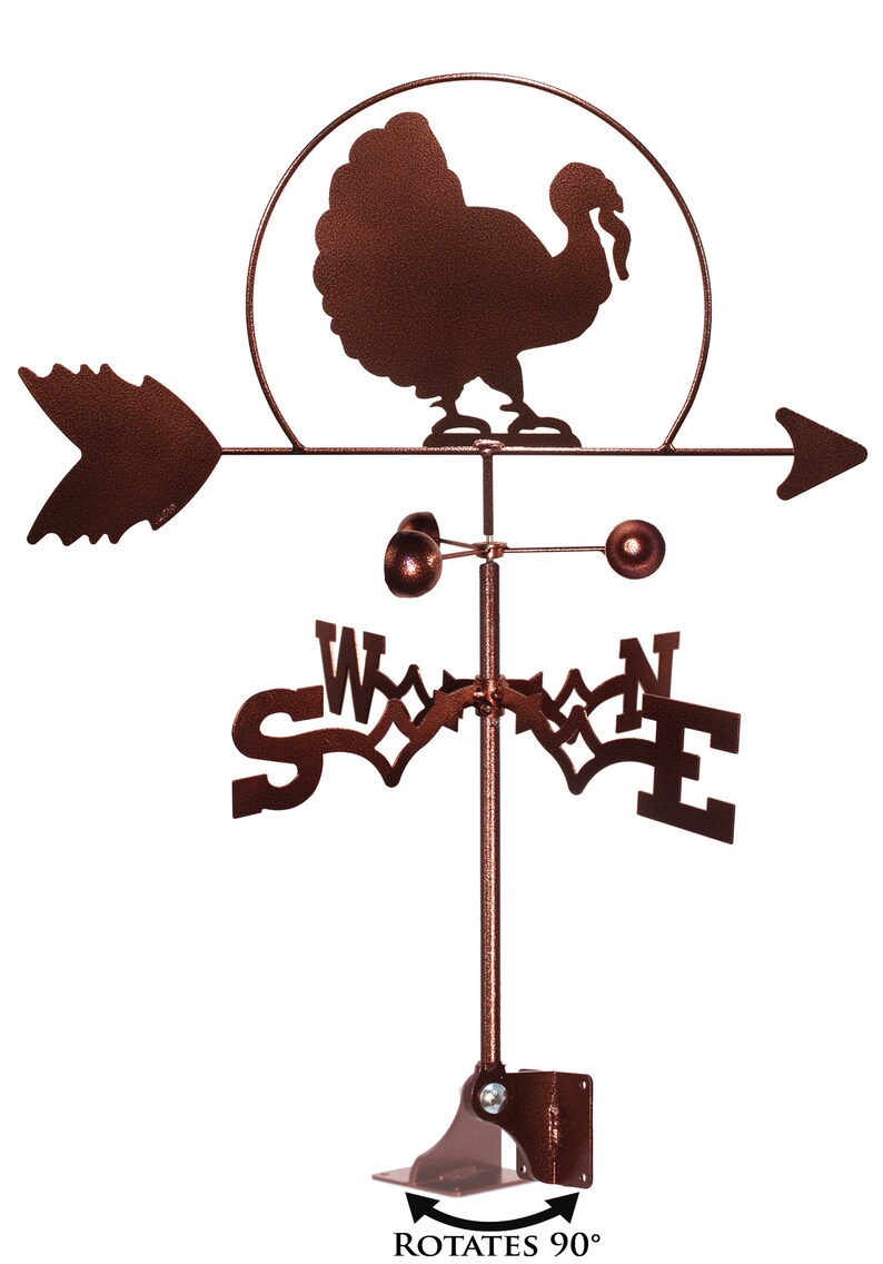 Hand Made Turkey Thanksgiving Bird Weathervane NEW - Etsy