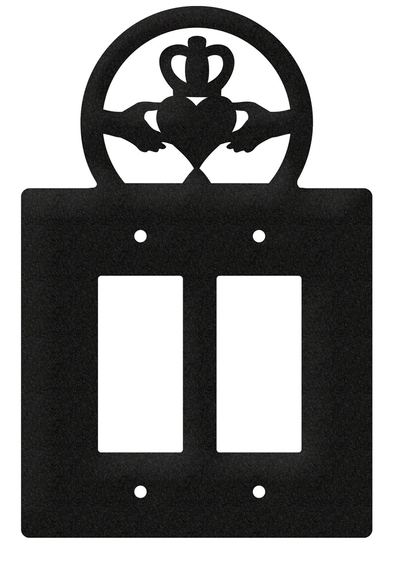 Claddagh Irish Celtic Light Switch Double Plate Cover - Etsy