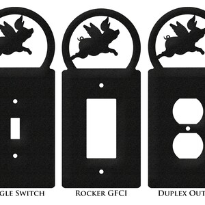 Flying Pig Light Switch Plate Cover - Etsy
