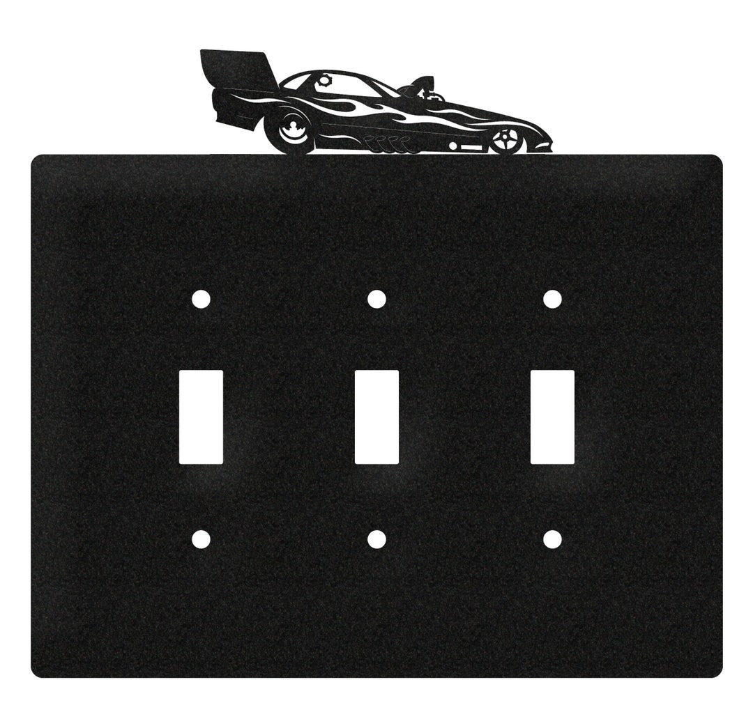Farrell Funny Car Auto Racing Light Switch Triple Plate Cover - Etsy