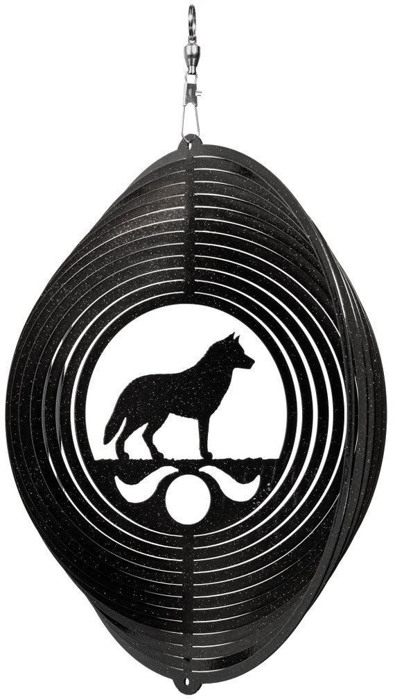 Siberian Husky Dog Swirly Metal Wind Spinner | Etsy