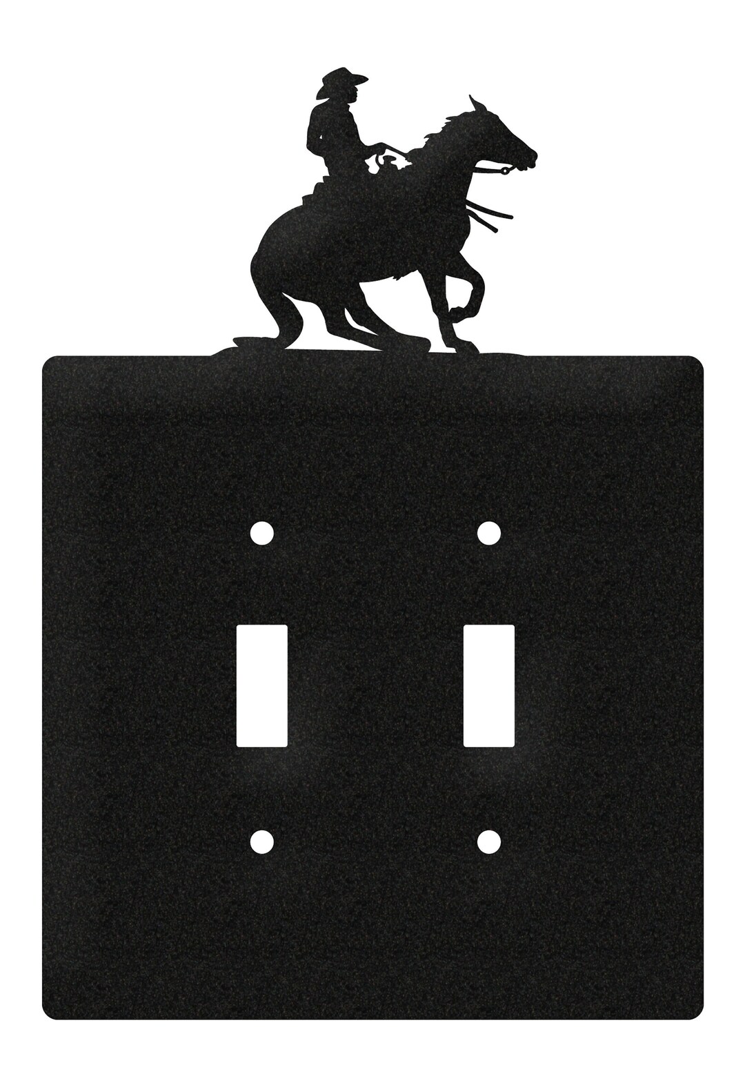 Reining Horse Cowboy Horse Light Switch Double Plate Cover - Etsy