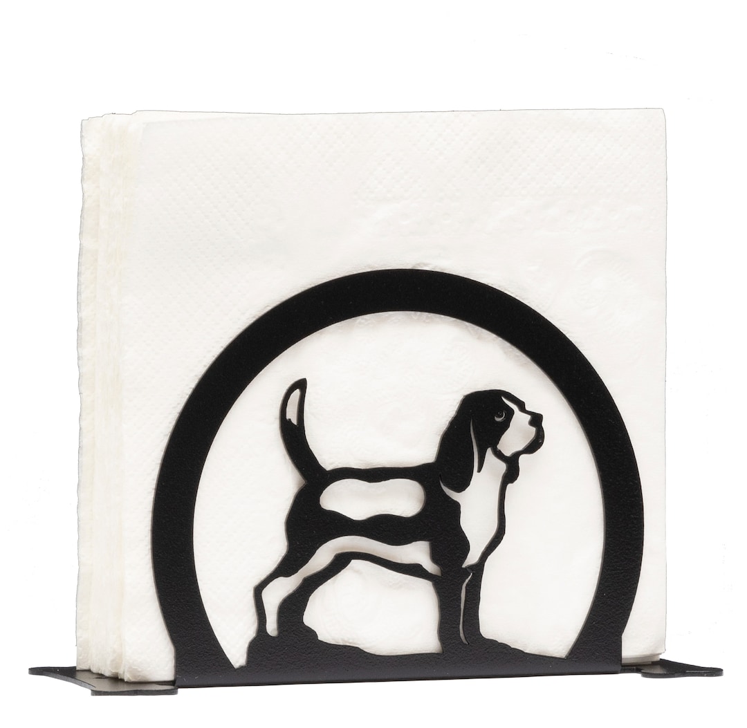 Beagle Dog Metal Letter Napkin Card Holder - Etsy